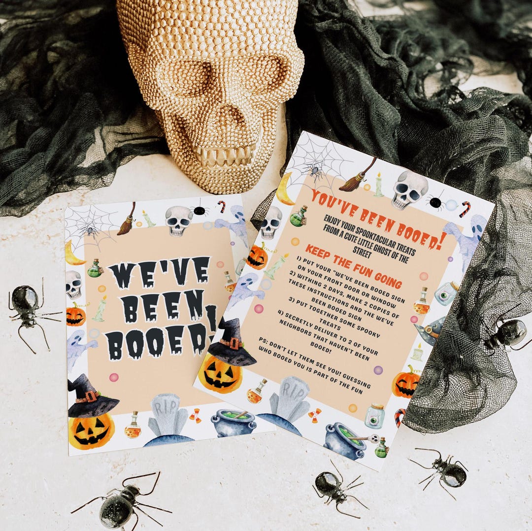 EDITABLE We've Been Booed Coworker Game, We've Been Booed at Work ...