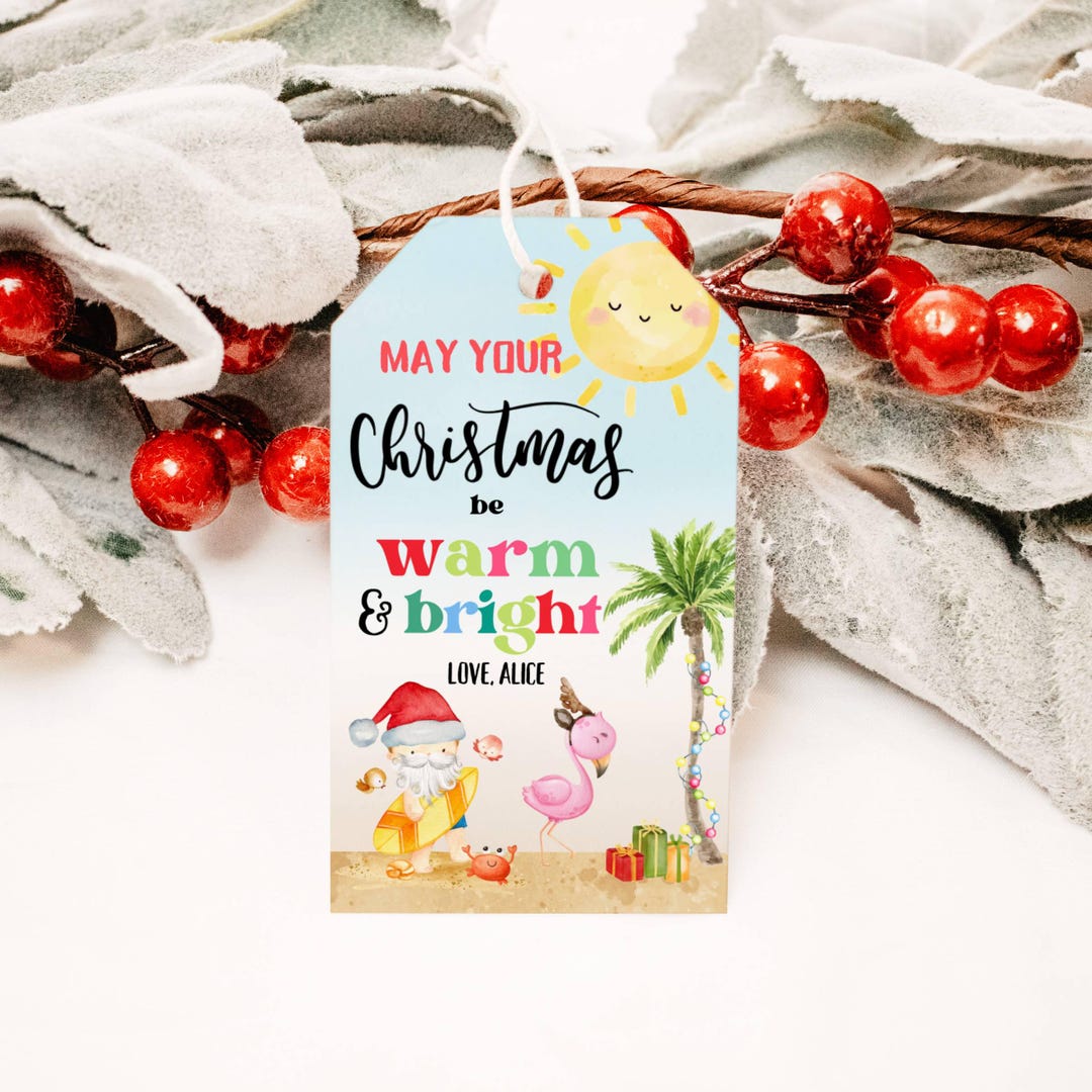 EDITABLE Thank You for Making School Warm & Bright Tags Christmas Tags ...