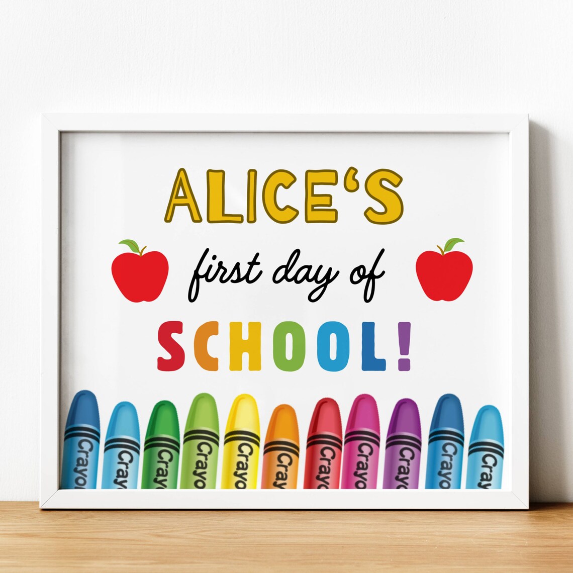 EDITABLE First Day of School 2024, Printable Back to School Board Sign ...