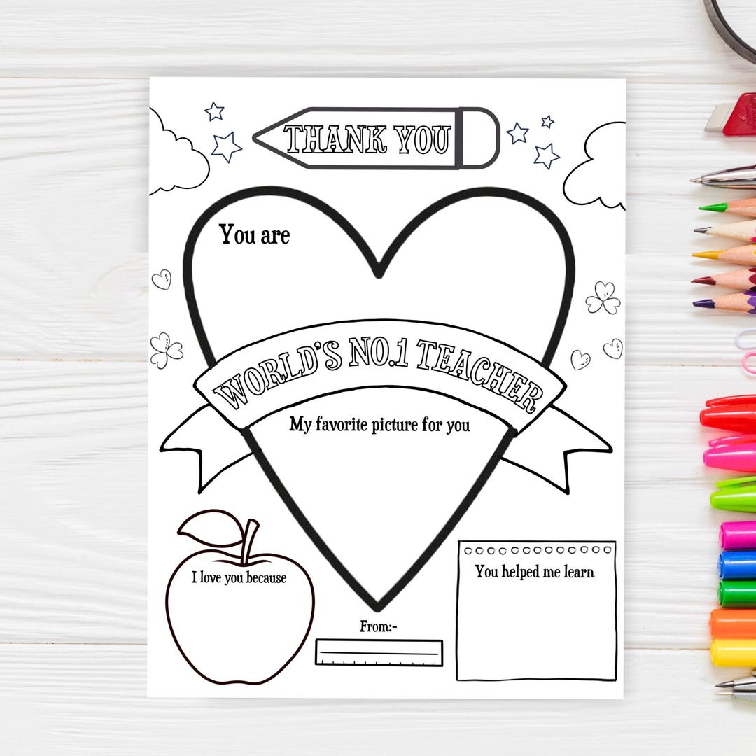 Teacher Appreciation Week, Printable Teacher Appreciation Gift, Thank ...