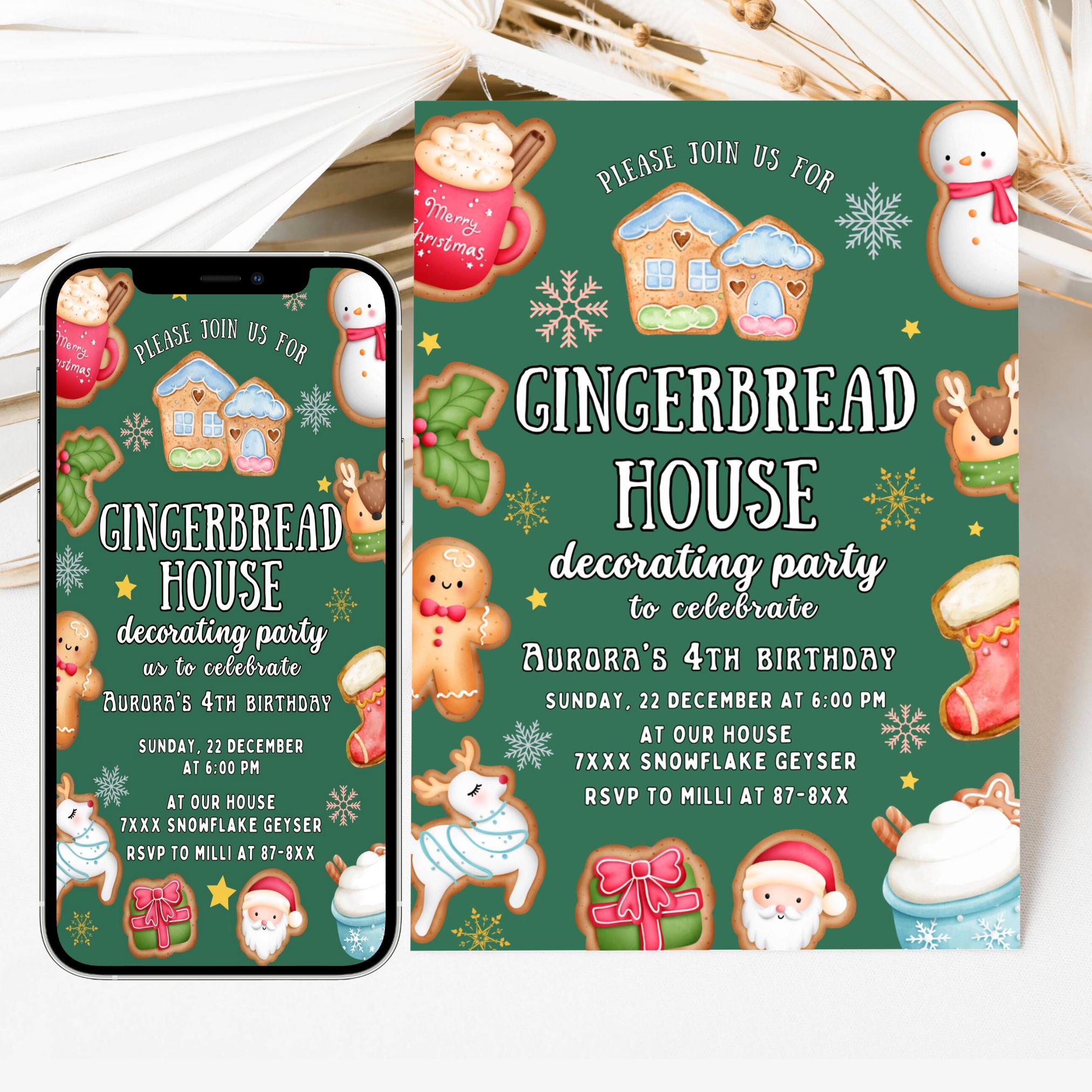 EDITABLE Christmas Party Invitation, Christmas Party Invite ...