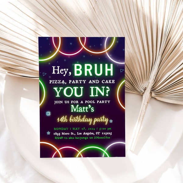 Belated Birthday Party Invitation - Etsy