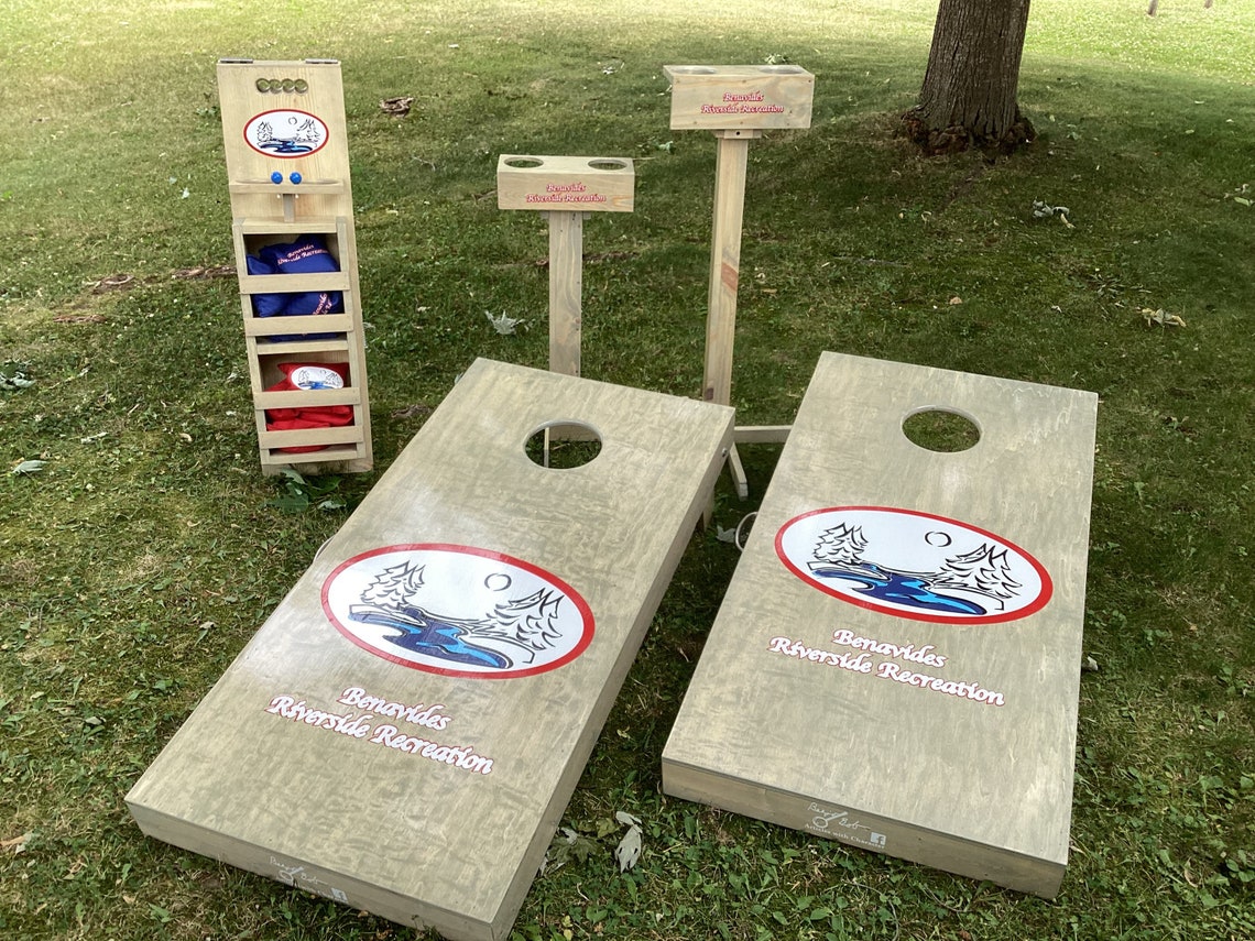 Corn Hole, Bag Toss, Game Set. Complete Set. Game Boards, Scoreboard ...