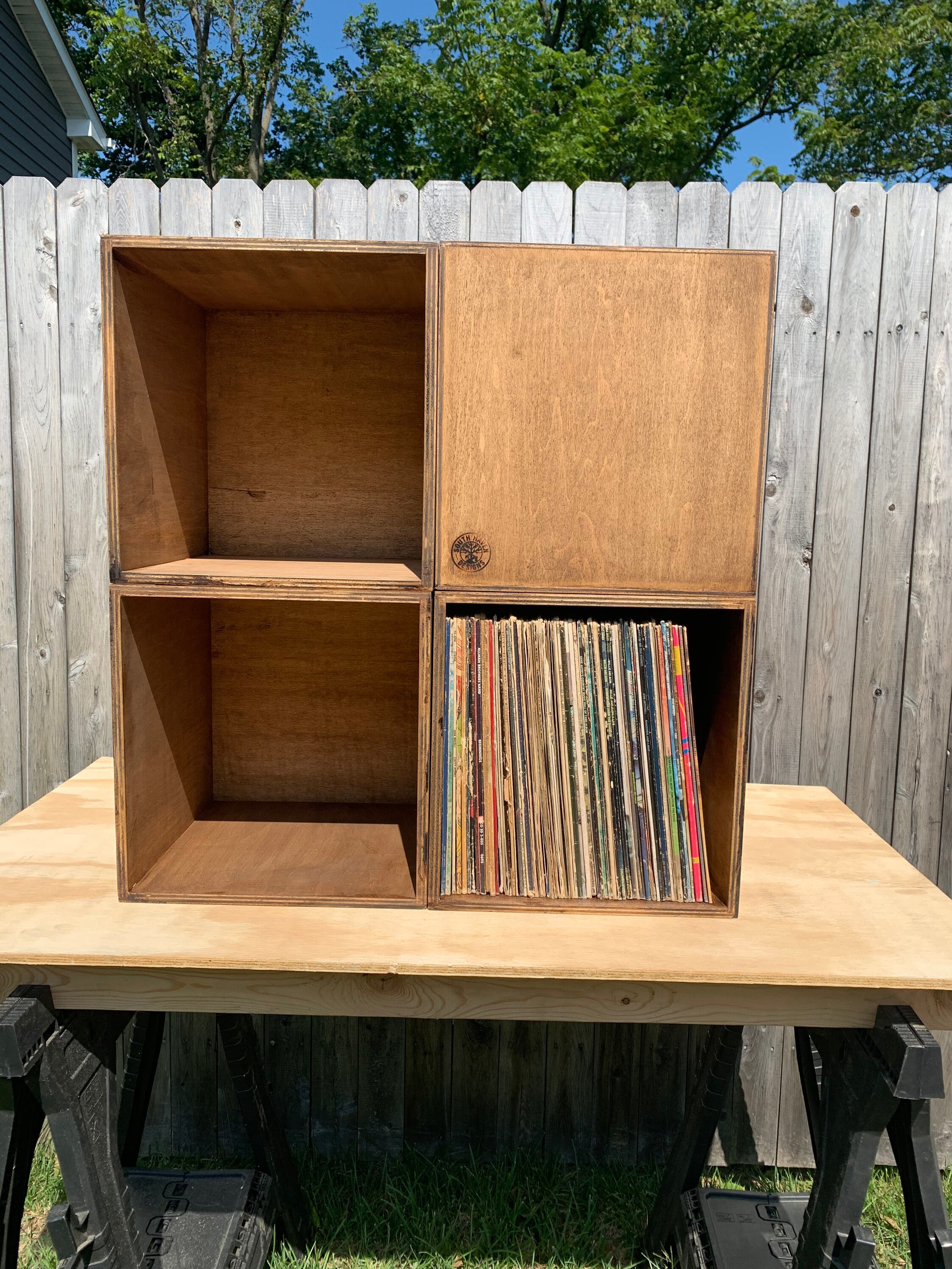 Vinyl Record Stackable Storage Cubes - Etsy