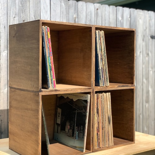 45 RPM 21 1/2 Deep Vinyl Record Storage and Display - Etsy