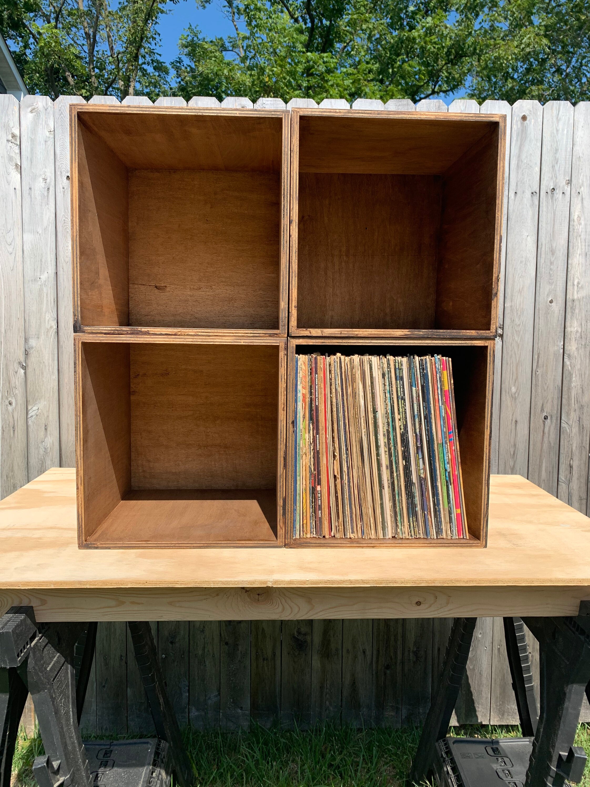 Vinyl Record Stackable Storage Cubes - Etsy