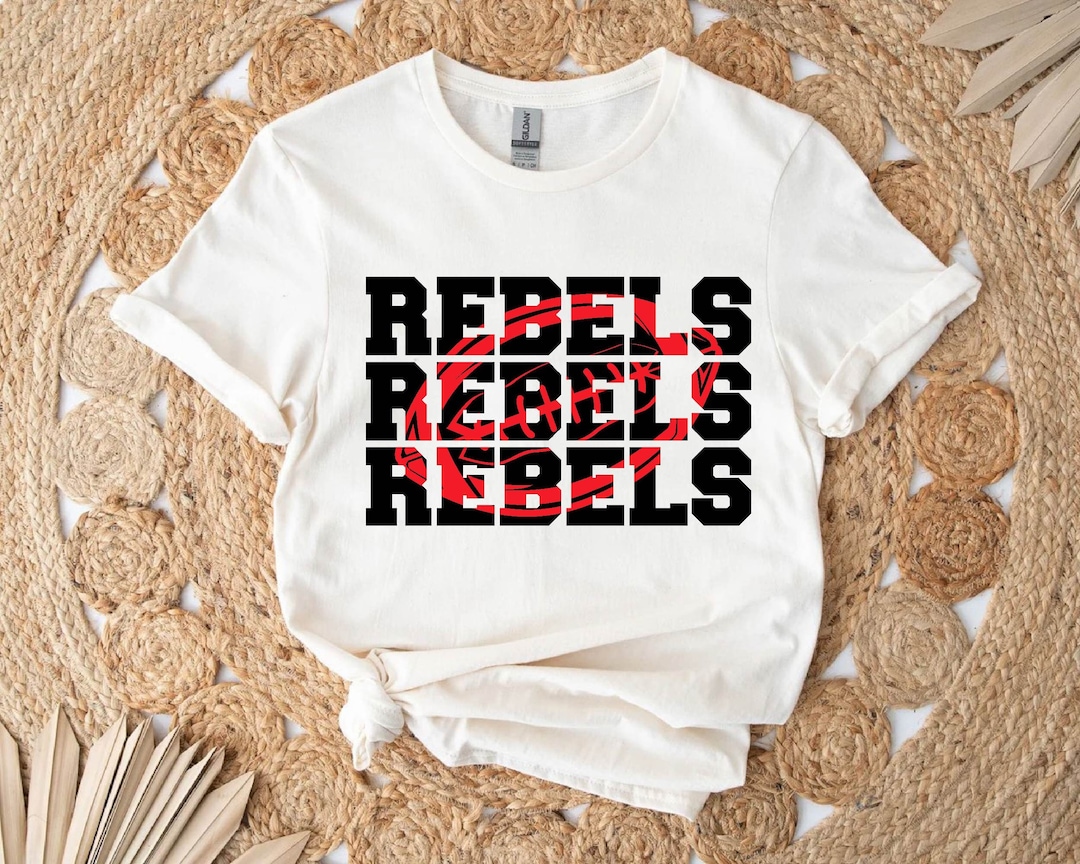 Rebels Svg Rebel Svg Rebels Football Svg Rebels Stacked - Etsy