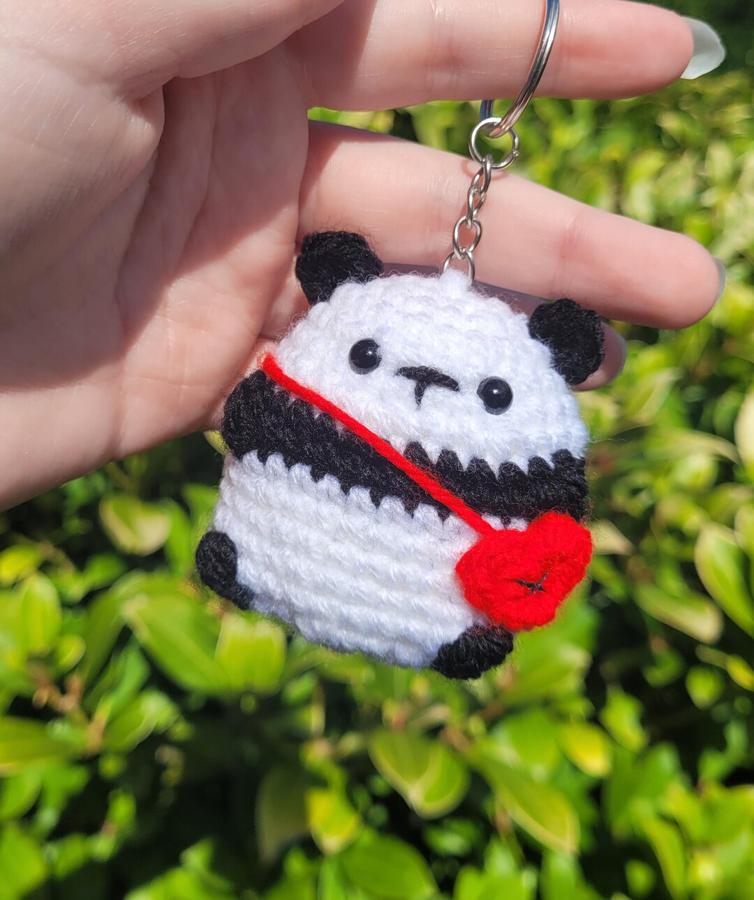 Panda Crochet Cute Keyring/keychain Amigurumi - Etsy