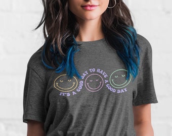 Smiley Face Shirt, Custom Smiley Tshirt, Smile T-shirt, Happy Smiley ...