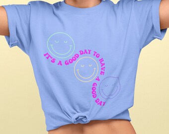 Smiley Face Shirt, Custom Smiley Tshirt, Smile T-shirt, Happy Smiley ...