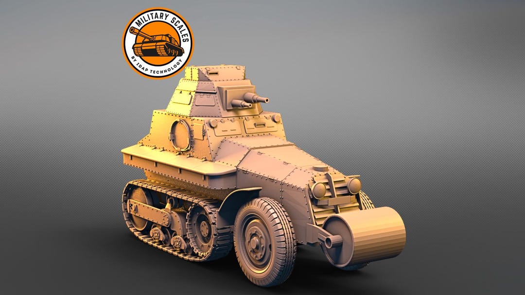 AMC Schneider P-16 - French Military Scales Ww2 Interwar Vehicle Semi ...