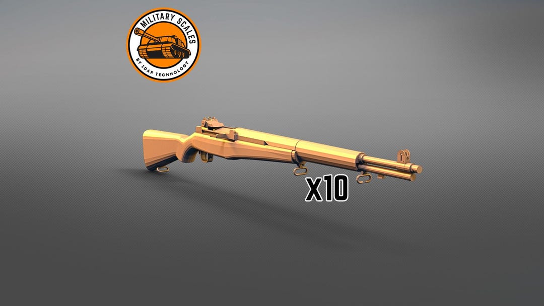 M1 Garand - American Military Scales Ww2 Armament Semi-automatic Rifle ...