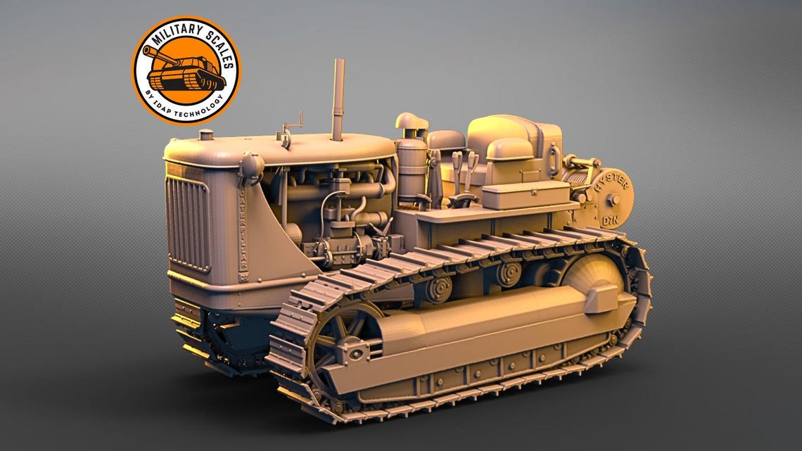 Caterpillar D7 - American Military Scales Ww2 Vehicle Tracked Tractor ...