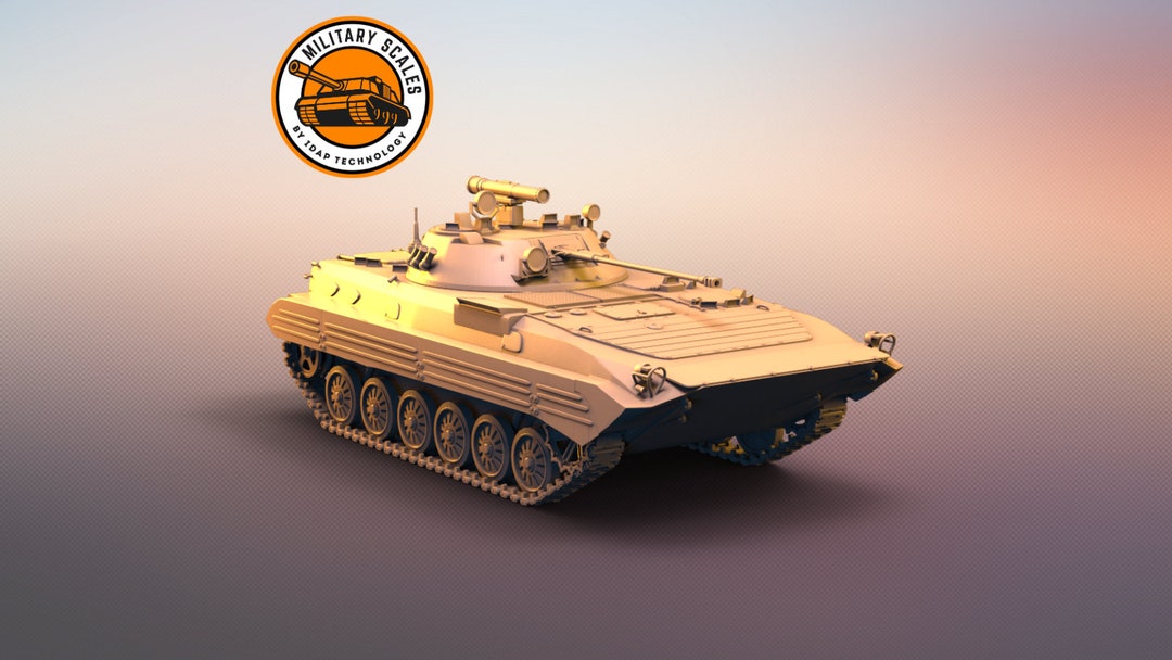 BMP-1 Soviet Military Scales Post-war Tracked Vehicle Armored Tank ...