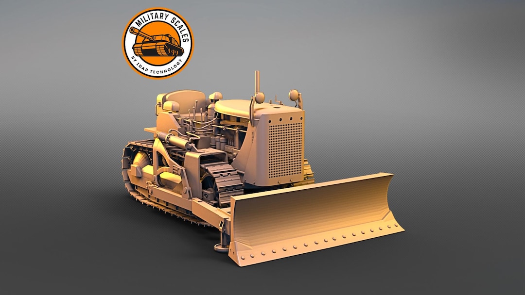 U.S. Army Bulldozer D7 - USA Military Scales Tracked Vehicle Ww2 ...