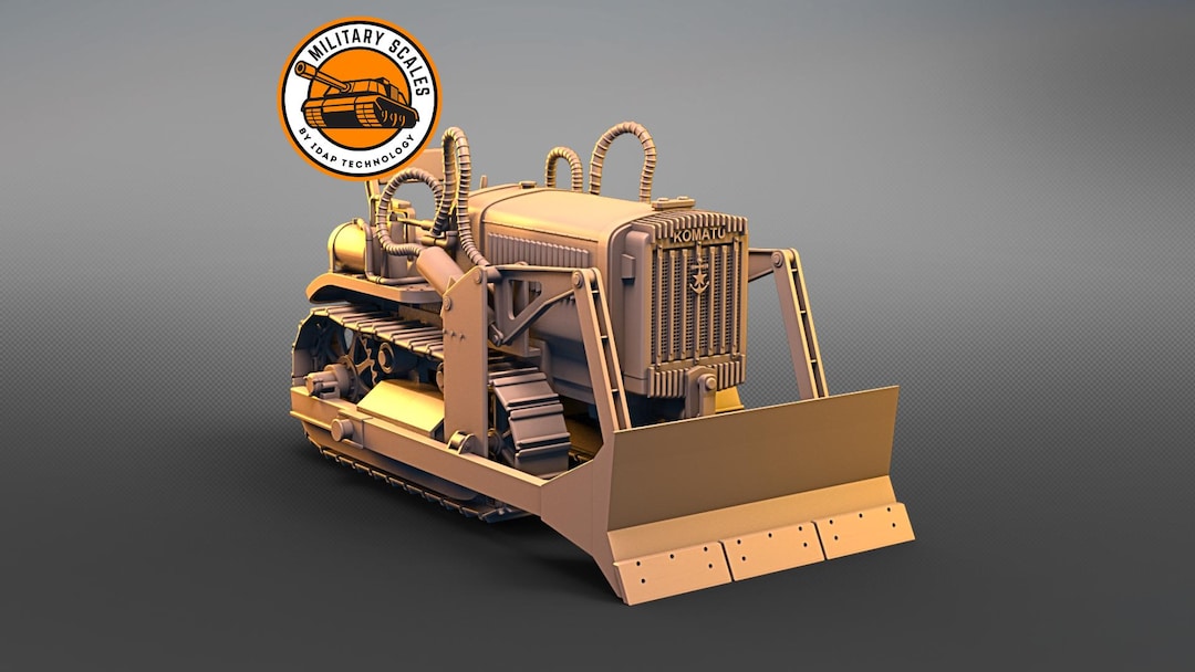 KOMATSU G-40 Japanese Military Scales Ww2 Vehicle Tracked Bulldozer ...