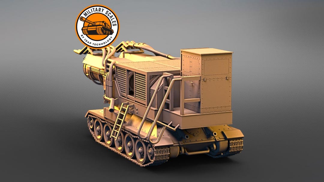 Big Wind T-34 - WW2 Experimental Military Firefighting Tank 3D Printed ...