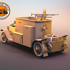 Belgian Minerva Belgian Military Scales Ww1 Recon Vehicle Armored Car ...