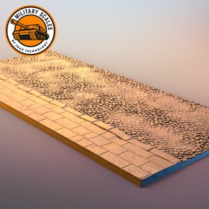 Sidewalk War Military Scales Footpath Gravel Stone Road Accessories ...