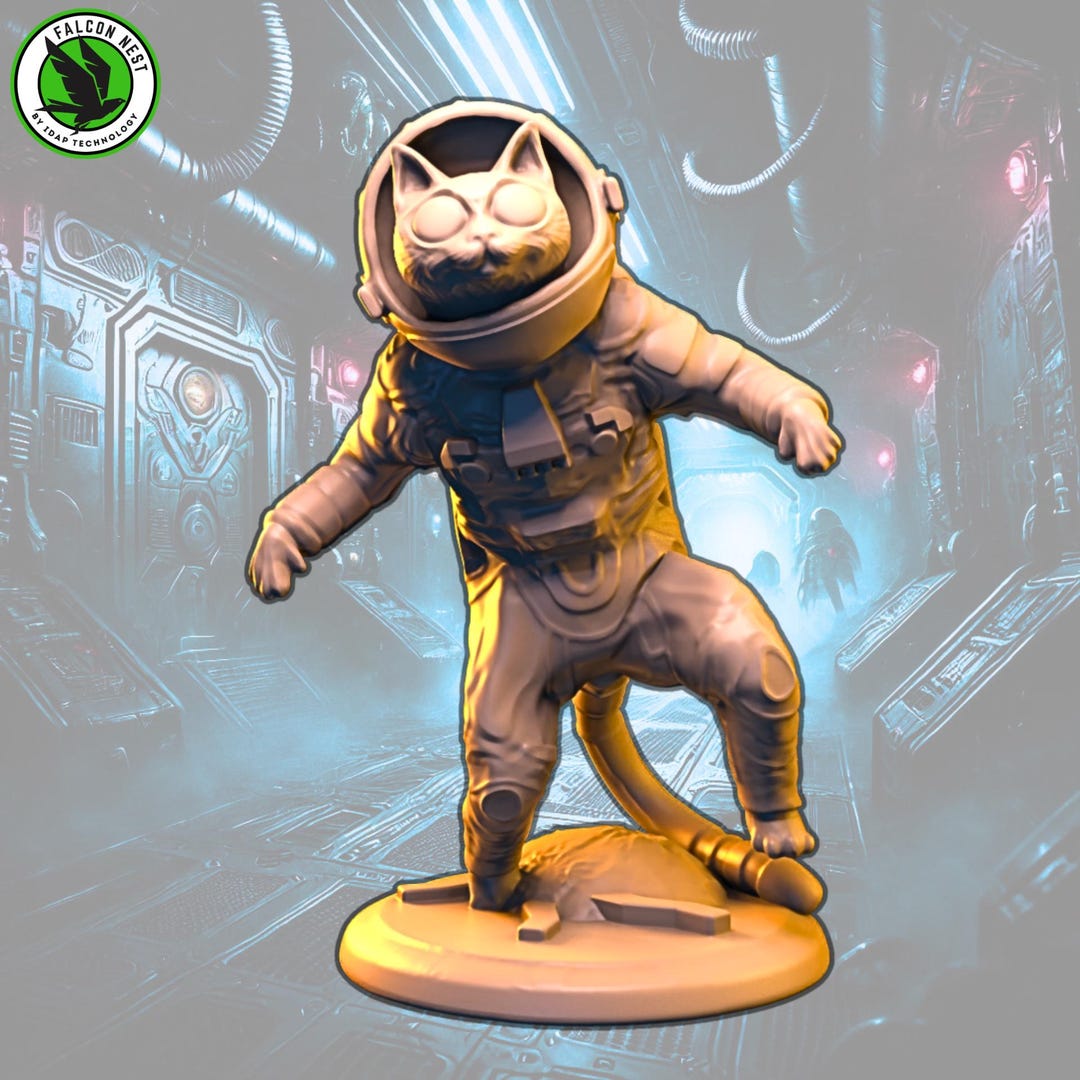 Catonaut - the Space Cat for Nemesis - Custom Resin Upgrade Compatible ...