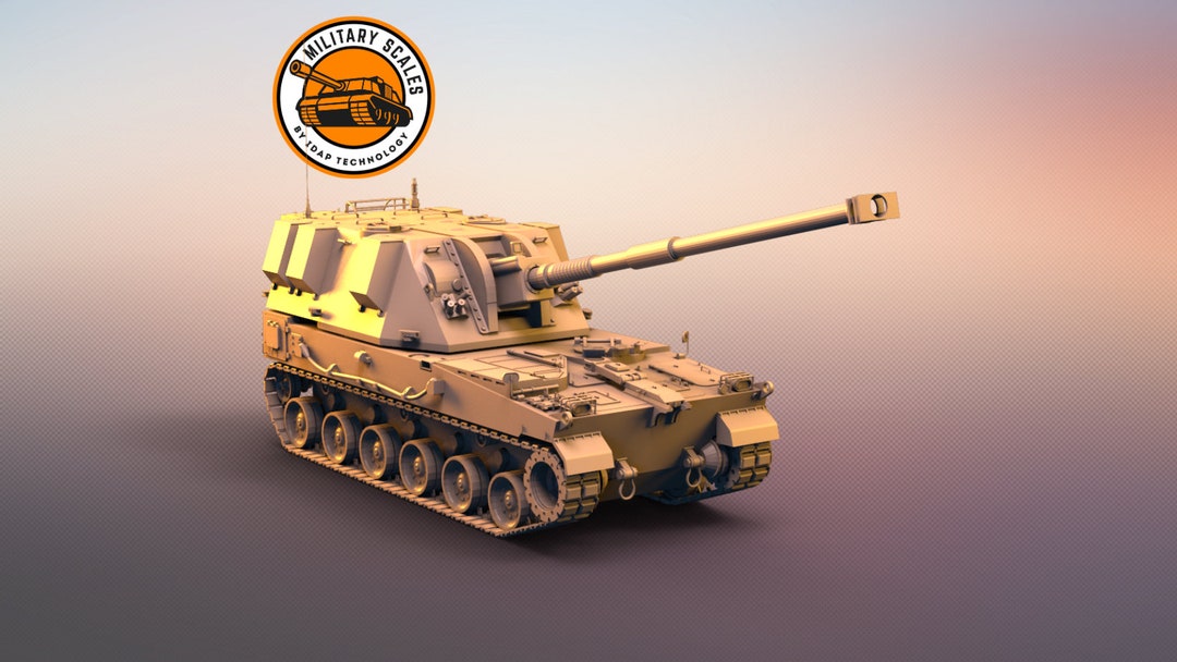 AHS Krab Polish Ukrainian Military Scales Modern War Self-propelled ...