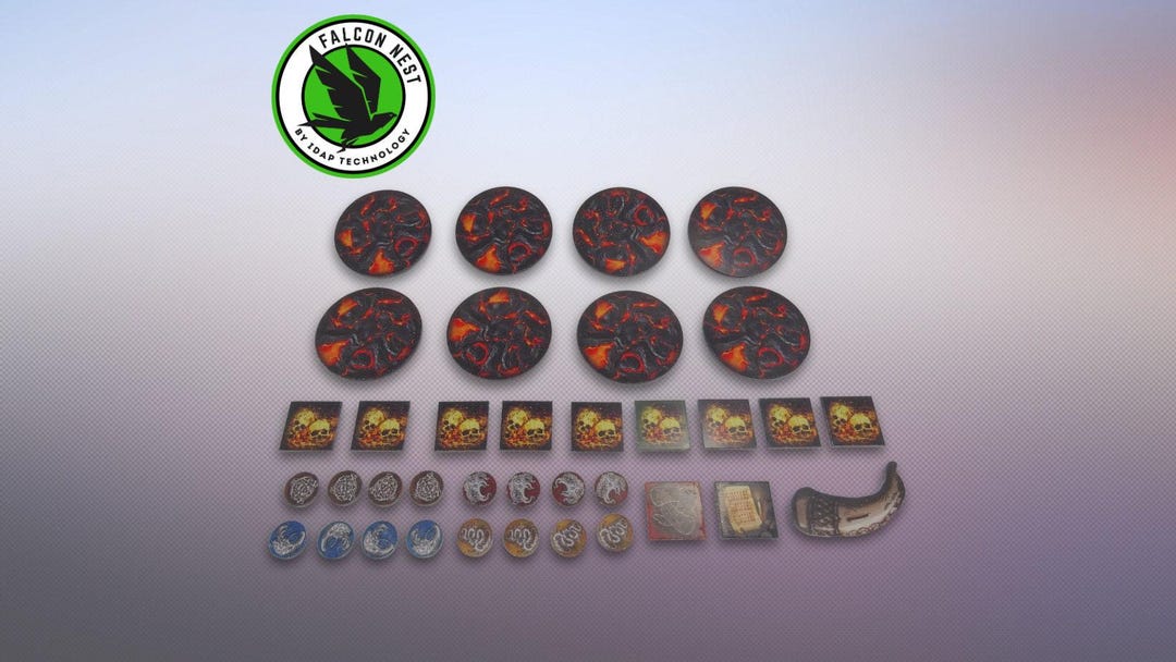 Plastic Tokens for Blood Rage - Board Game Accessories 3D Printed Hobby ...