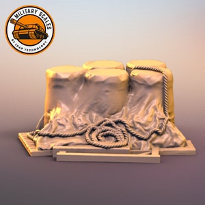 Barrels Covered With a Rag War Military Scales Ww1 Ww2 Load Cargo ...