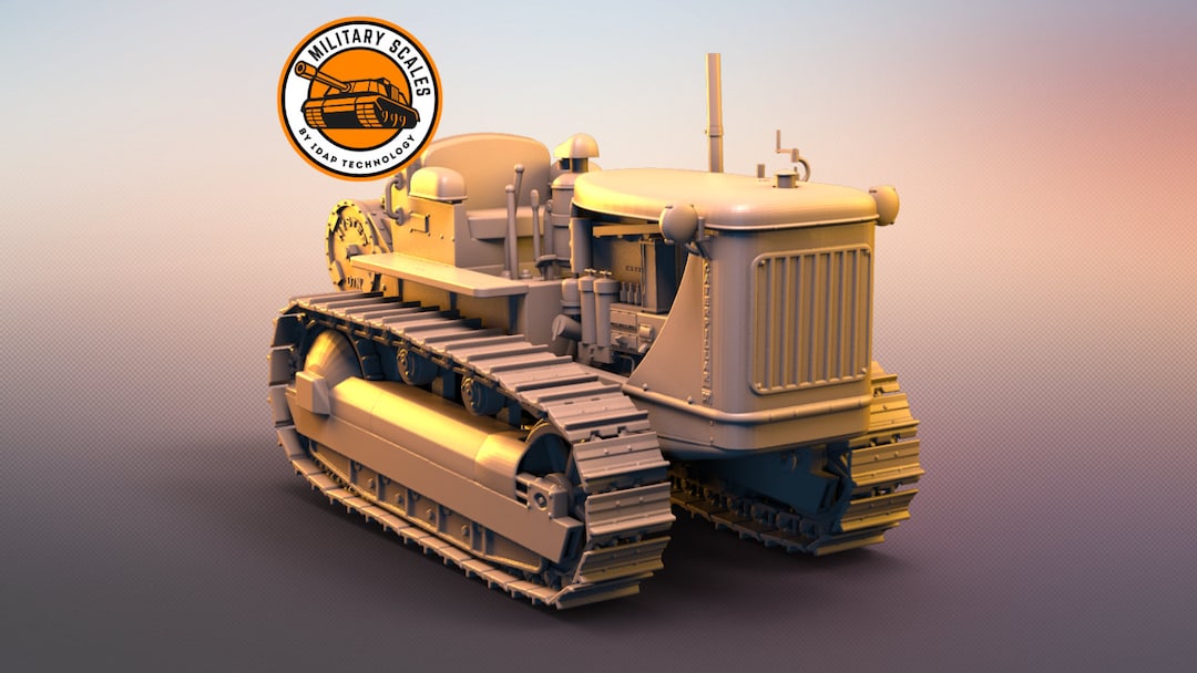 Caterpillar D7 American Military Scales Ww2 Vehicle Tracked Tractor ...