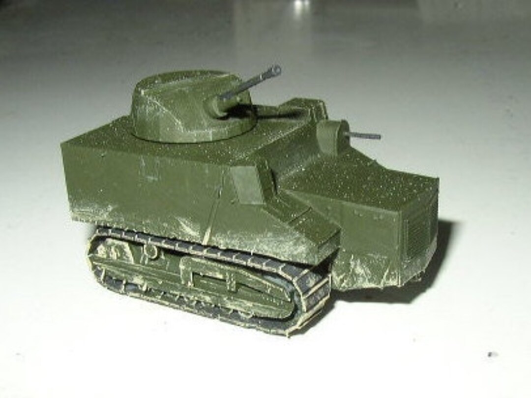 Disston Tank Tractor 1/72 - Etsy