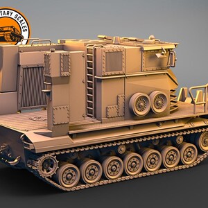 Hippo BARV - British WW2 Beach Armored Recovery Vehicle 3D Printed ...