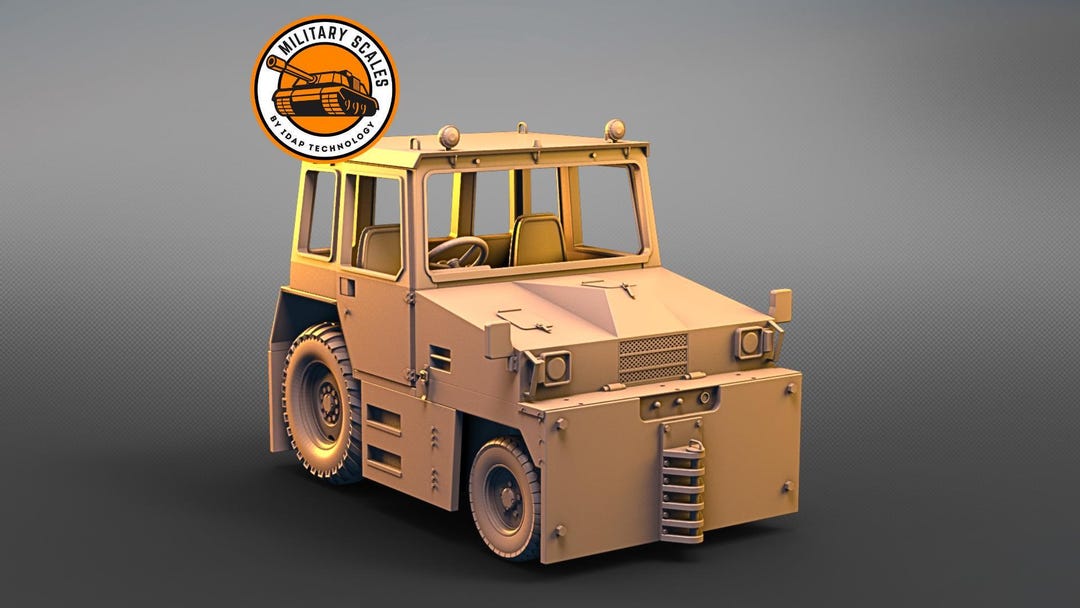 Hallam HE-50 - Vintage British Engineering Vehicle 3D Printed Scale ...