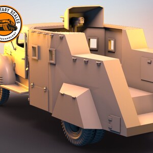 Dodge Tanaké French Military Scales Ww2 Vehicle Armored Truck Off-road ...