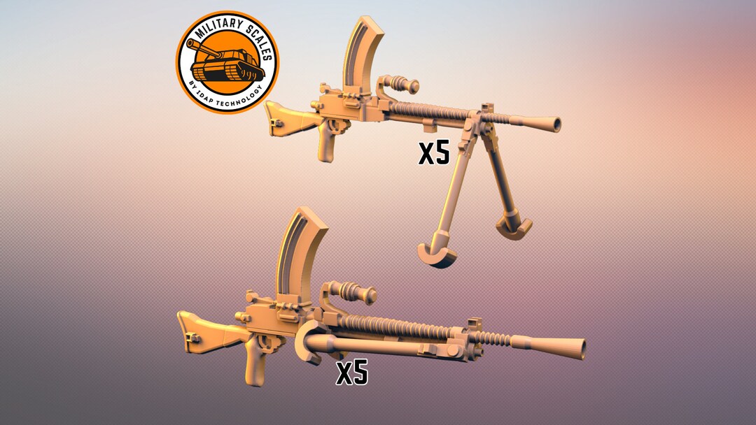 Machine Gun Type 96 Japanese 6.5mm Bren-style Manual Firearm Detachable ...