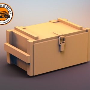 World War II Military Boxes Set Accesories Diorama Ammunition Box ...
