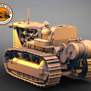 Caterpillar D7 - American Military Scales Ww2 Vehicle Tracked Tractor ...