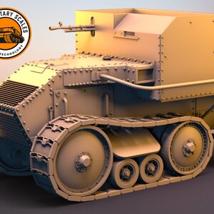 Morris Martel British Military Scales Interwar Vehicle Tankette ...