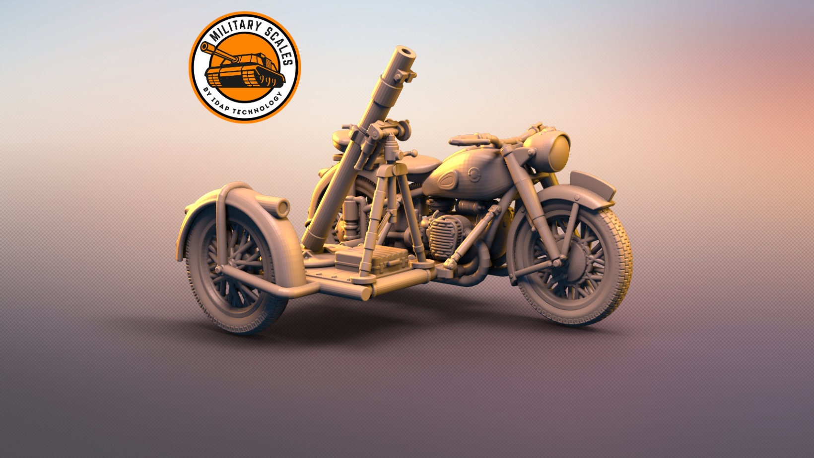 Military Motorcycle Chopper
