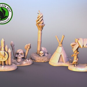Set of 5 Tokens for Robinson Crusoe 3D Print Custom Board - Etsy