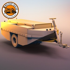 Trailer WTCT6 for DUKW and LVT American Military Scales Ww2 Transport ...