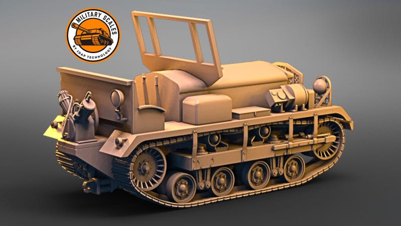 M2 High Speed Tractor - M2 Cletrac US Army American Military Scales Ww2 ...