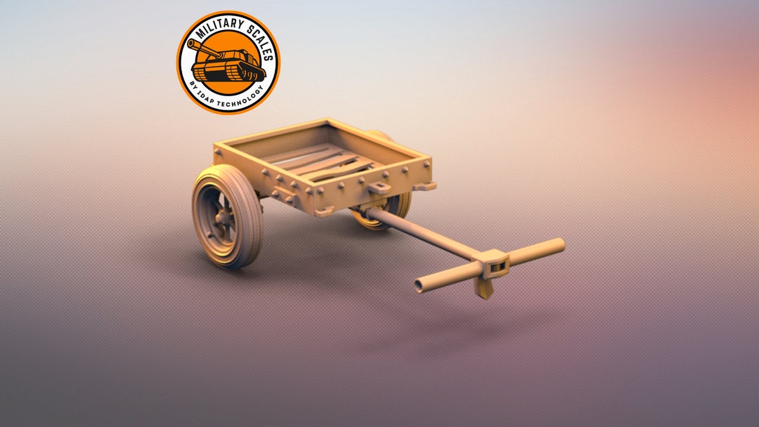 M3A4 Hand Cart V3 American U.S. Military Scales Ww2 Vehicle Landing ...