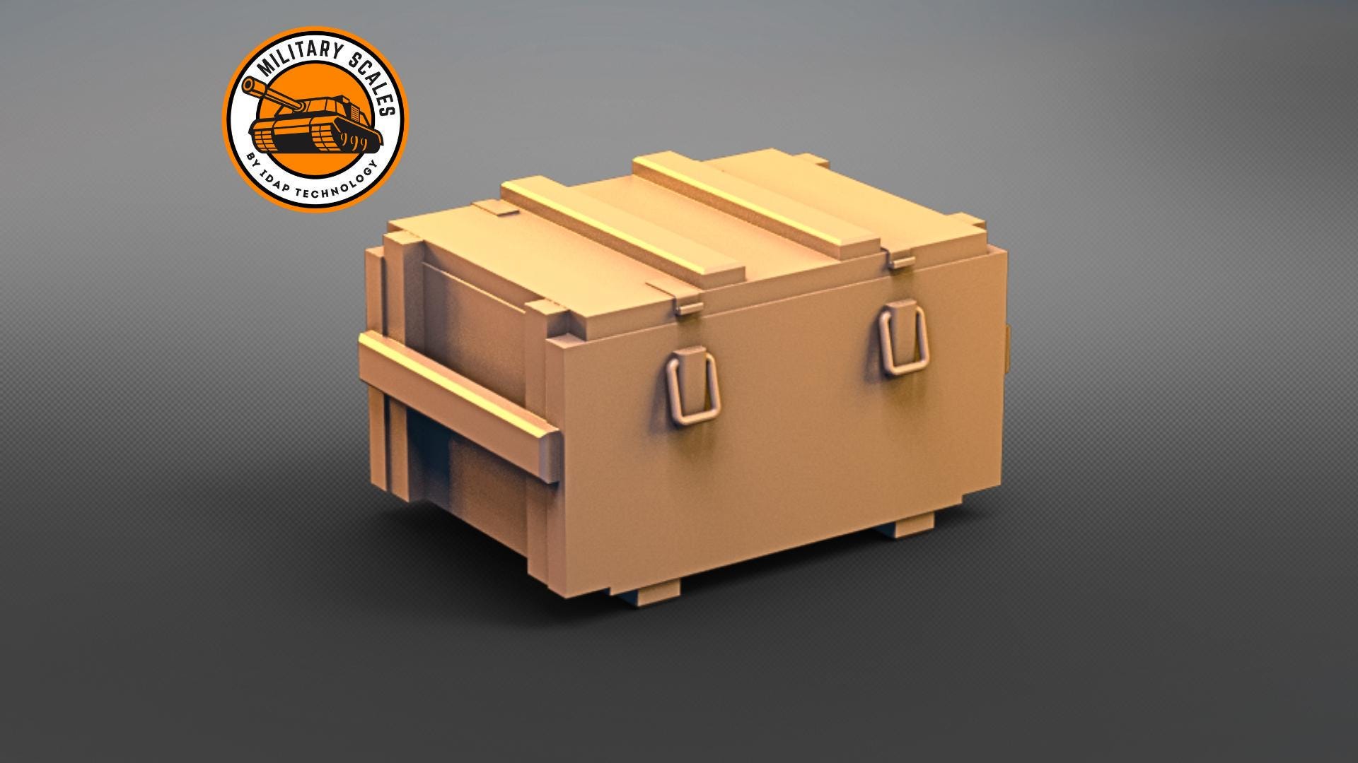 World War II Military Boxes Set - Accesories Diorama Ammunition Box ...