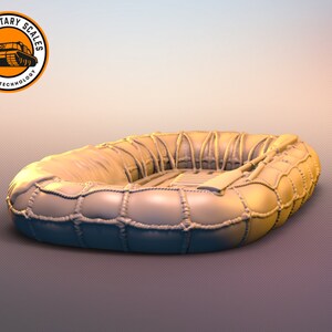 Pontoon War Military Scales Ww2 Accessories Inflatable Boat Modeling ...