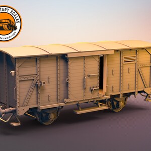 G10 Waggon German Military Scales Ww1 Interwar Wagon Railway Modeling ...