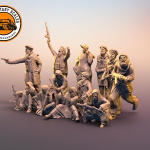 Taliban Fighters Set of 12 Pcs Military Scales Villain War Gunman ...