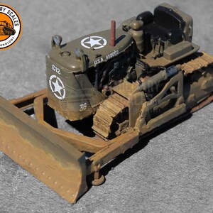 U.S. Army Bulldozer D7 - USA Military Scales Tracked Vehicle Ww2 ...