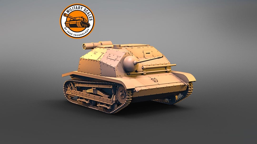 TKS Tankette With 20 Mm Cannon Polish Detailed Collectible 20mm ...