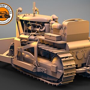 U.S. Army Bulldozer D7 - USA Military Scales Tracked Vehicle Ww2 ...