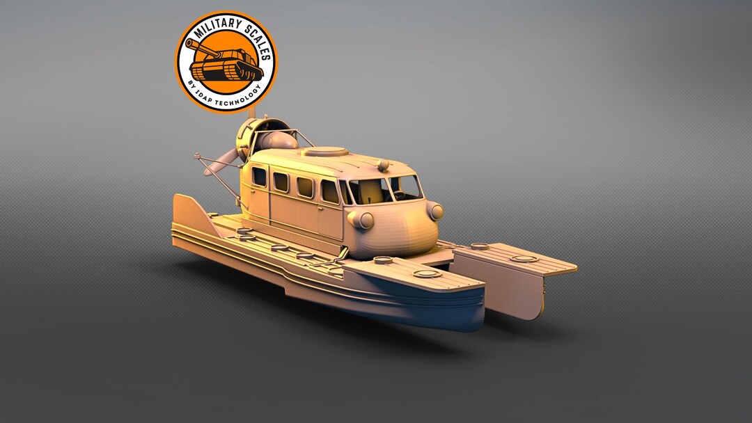 Russian Ambulance on Floats KA-30 Soviet Military Scales Ww2 Vehicle ...