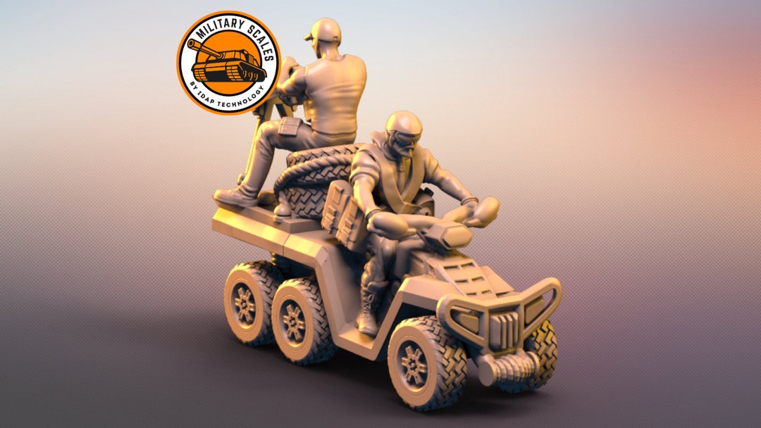 MC09 War Quad Green Miniatures Military Scales Light Fast Recon Off ...